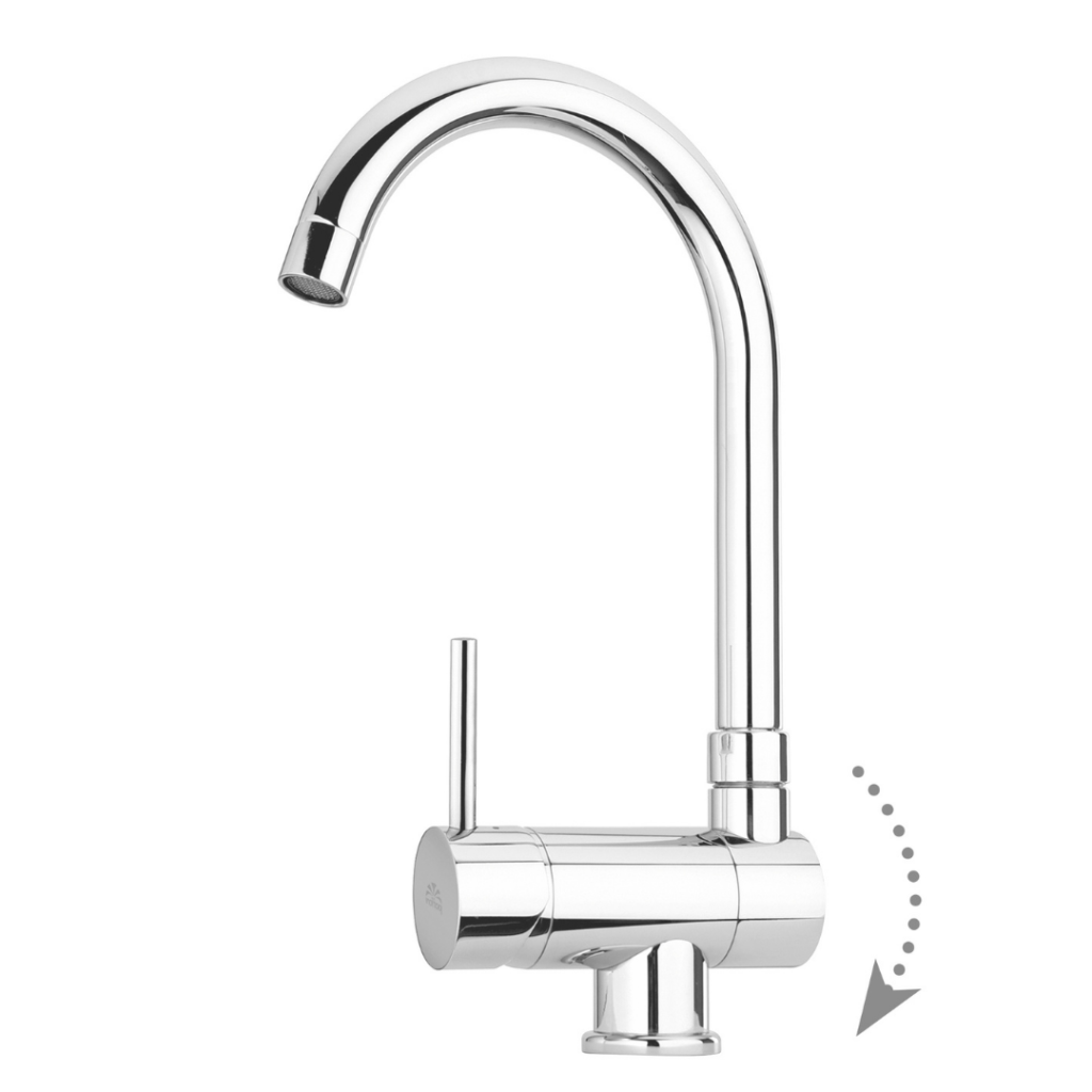 Miscelatore Lavello Monoforo Con Canna Reclinabile Stick Paffoni ...