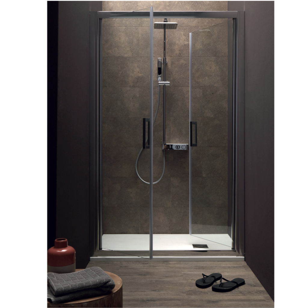 Box Doccia Porta Saloon In Nicchia - Ceramiche Italy