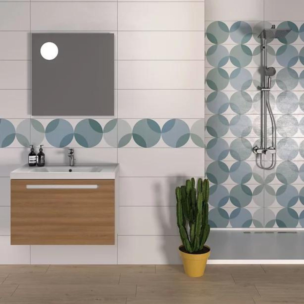 Rivestimento Naif Decoro Cerchi 25x75 Idea Ceramica (€29/mq) - Ceramiche Italy