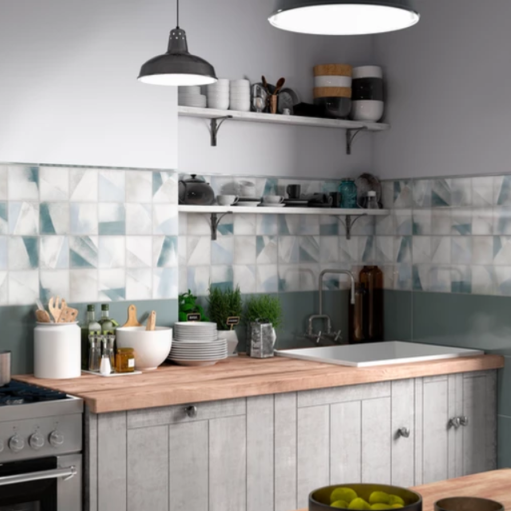 RIVESTIMENTO BAGNO 25x75 COLLEZIONE MATERIA DECORO TROPICAL WHITE DI HERBERIA CERAMICHE